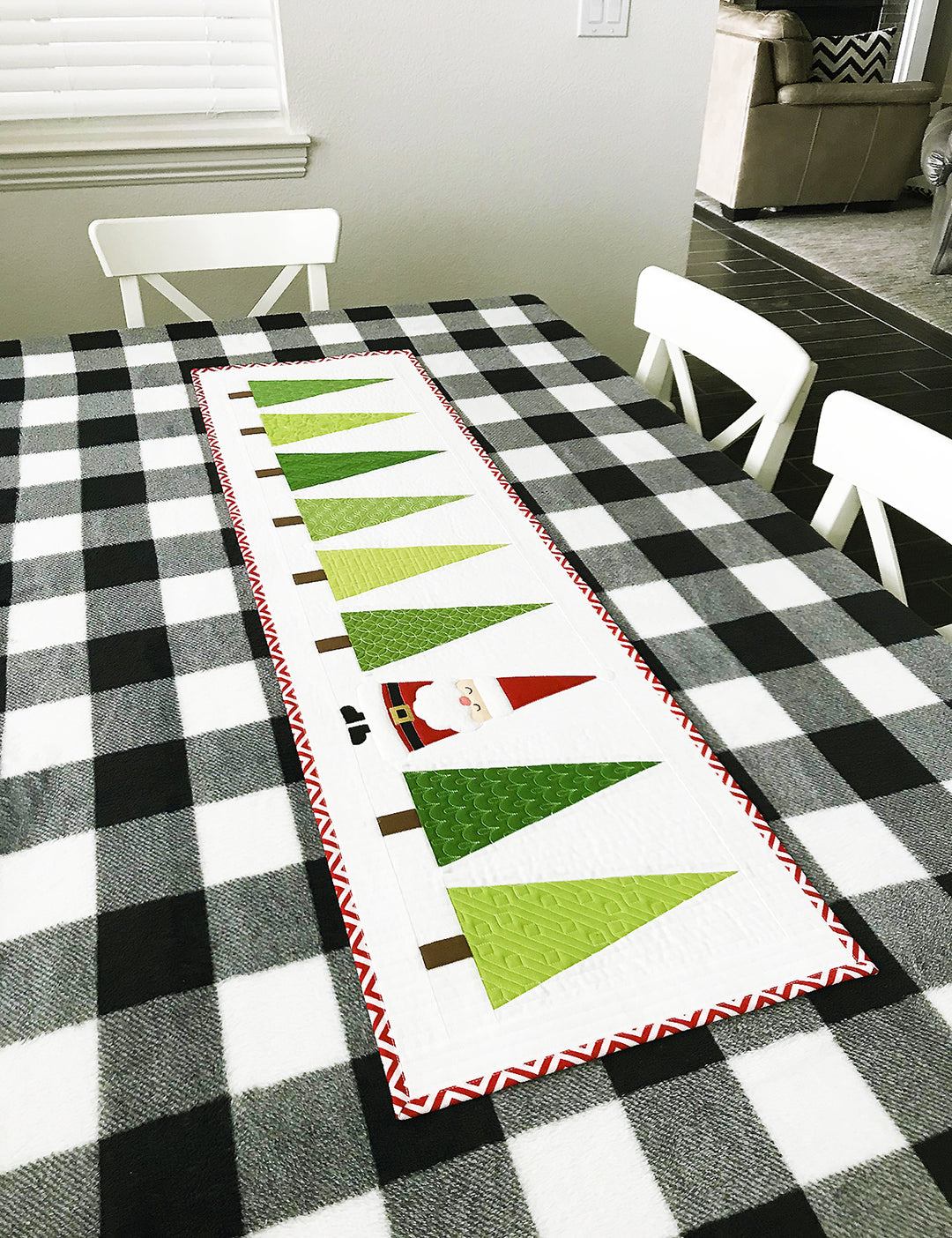 Santa in the Trees Table Runner Pattern - PDF – Ahhh...Quilting
